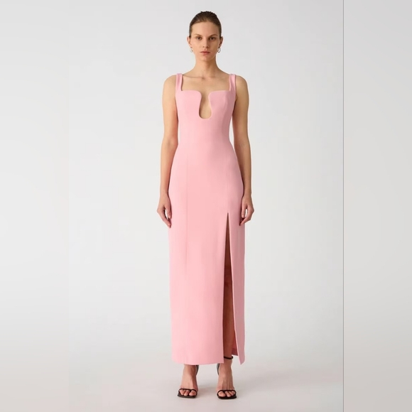 MISHA COLLECTION | Dresses | Sales Misha Franka Crepe Gown Fondant Pink ...